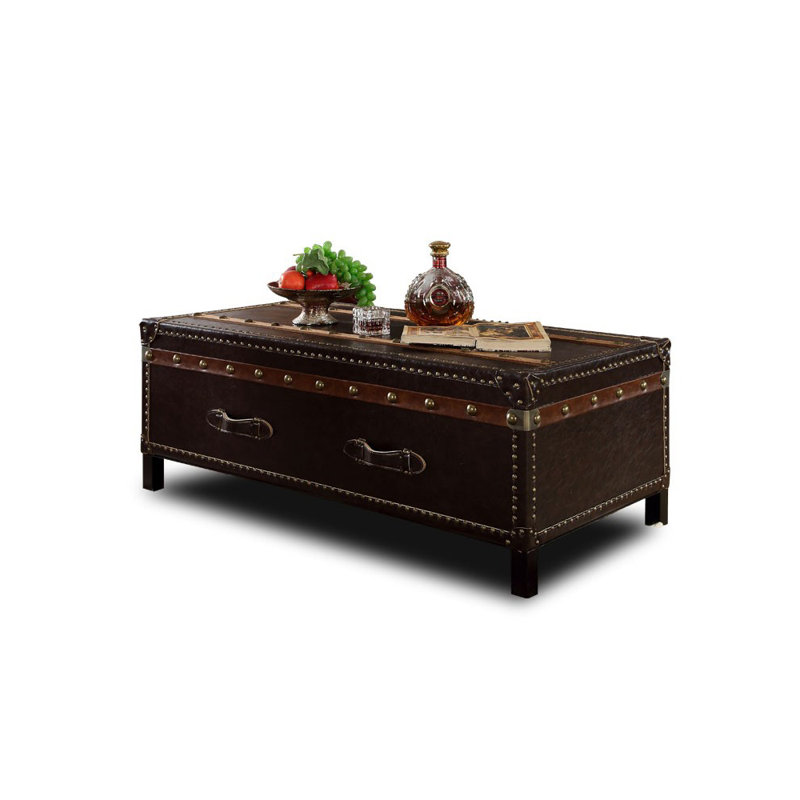 Jes Design American Country Vintage Rivets Coffee Table Coffee Table | Wayfair